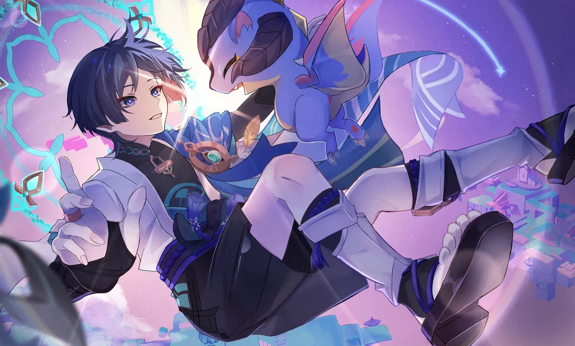 Hat guy and Durin Genshin Impact | HoYoLAB