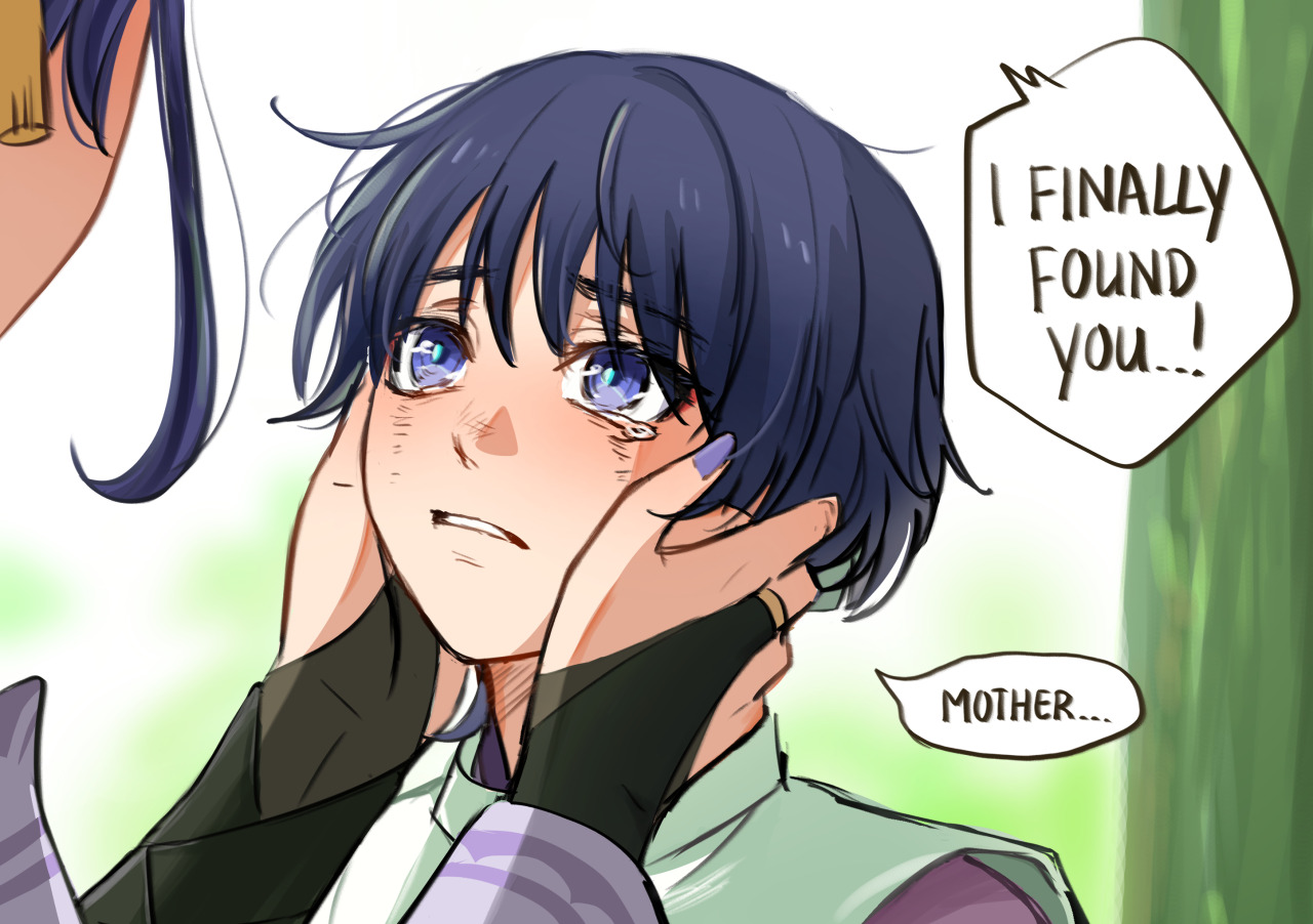 Ei and Scara comic (if im crying your crying with me) Genshin Impact ...