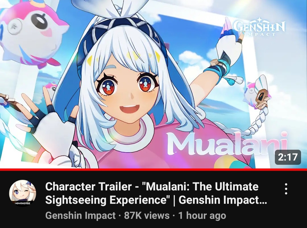 MUALANI TRAILER AND XILONEN DRIPMARK Genshin Impact | HoYoLAB