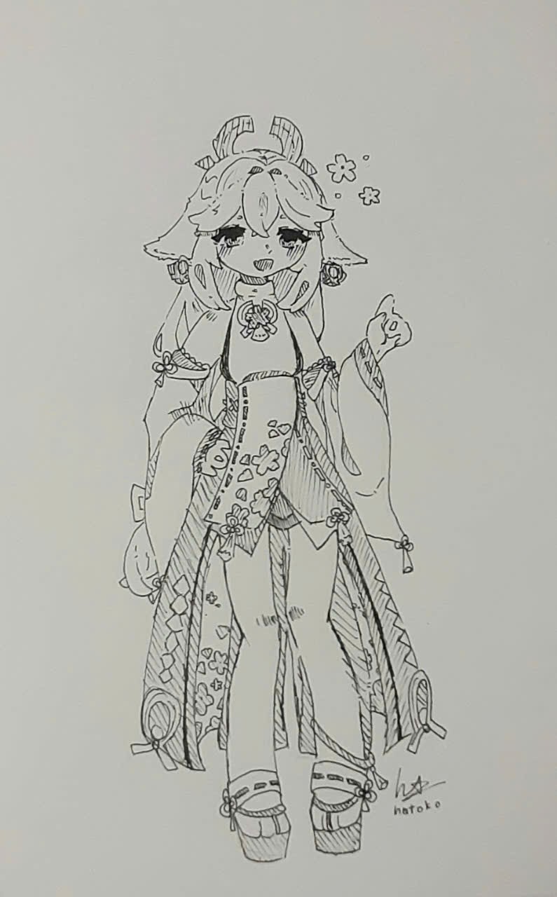 Drawing Yae Miko :)))) Genshin Impact | HoYoLAB