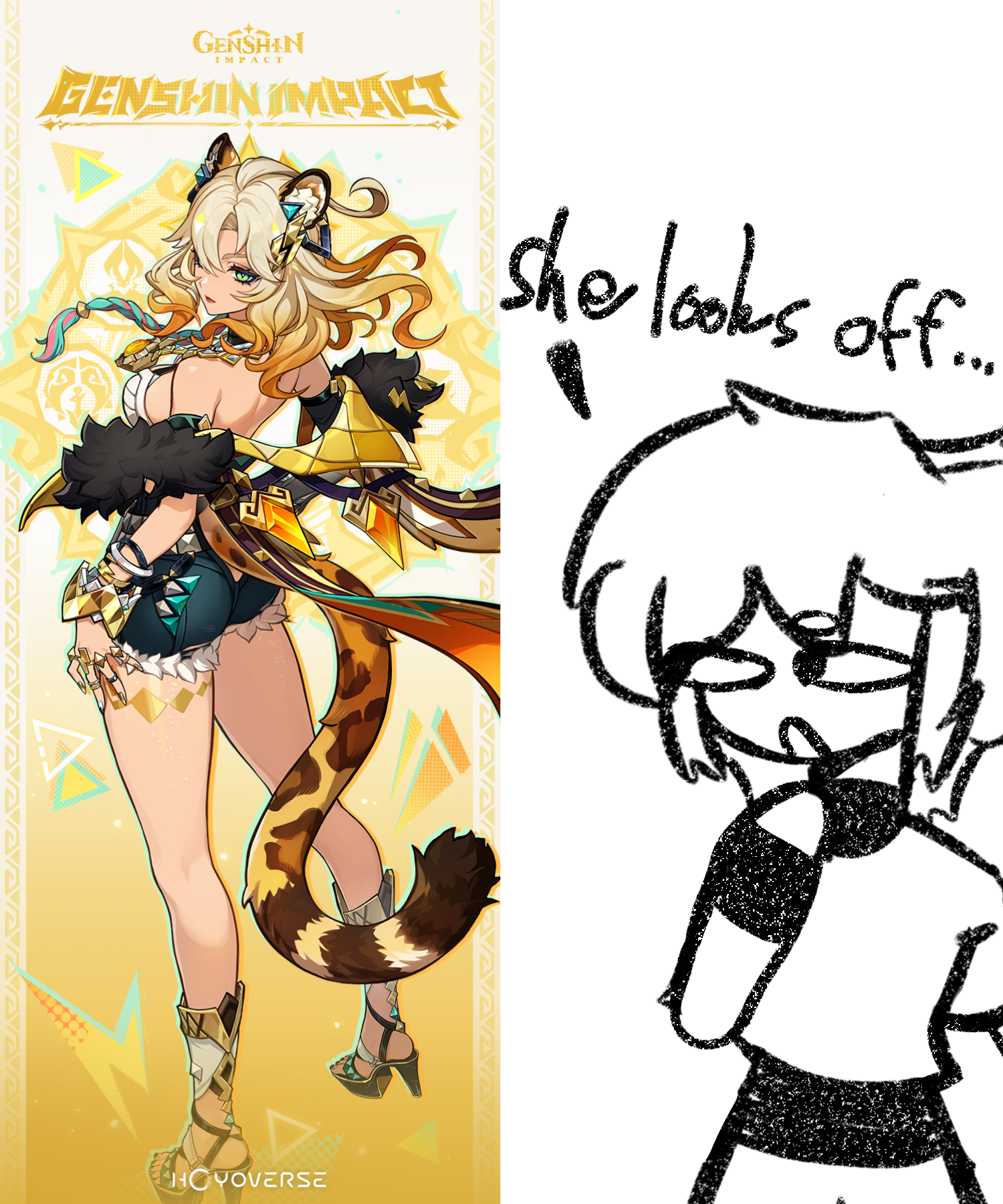 Xilonen looks off? (CLICKBAIT, VIEW AT YOUR OWN RISK!!!) Genshin Impact ...