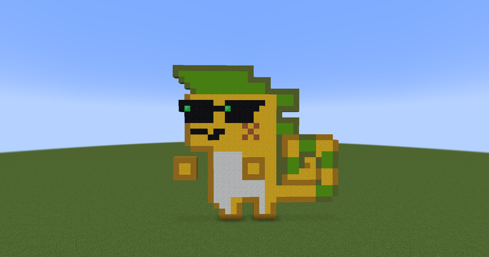 K'uhul Ajaw pixel art in minecraft Genshin Impact | HoYoLAB