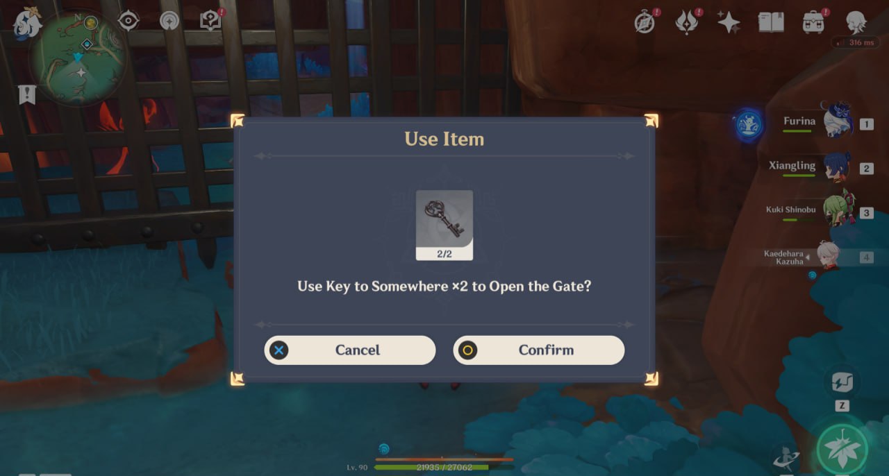 Key locations 2/2 Ameyalco Waters/ Sanctum of Rainbow spirits Natlan ...