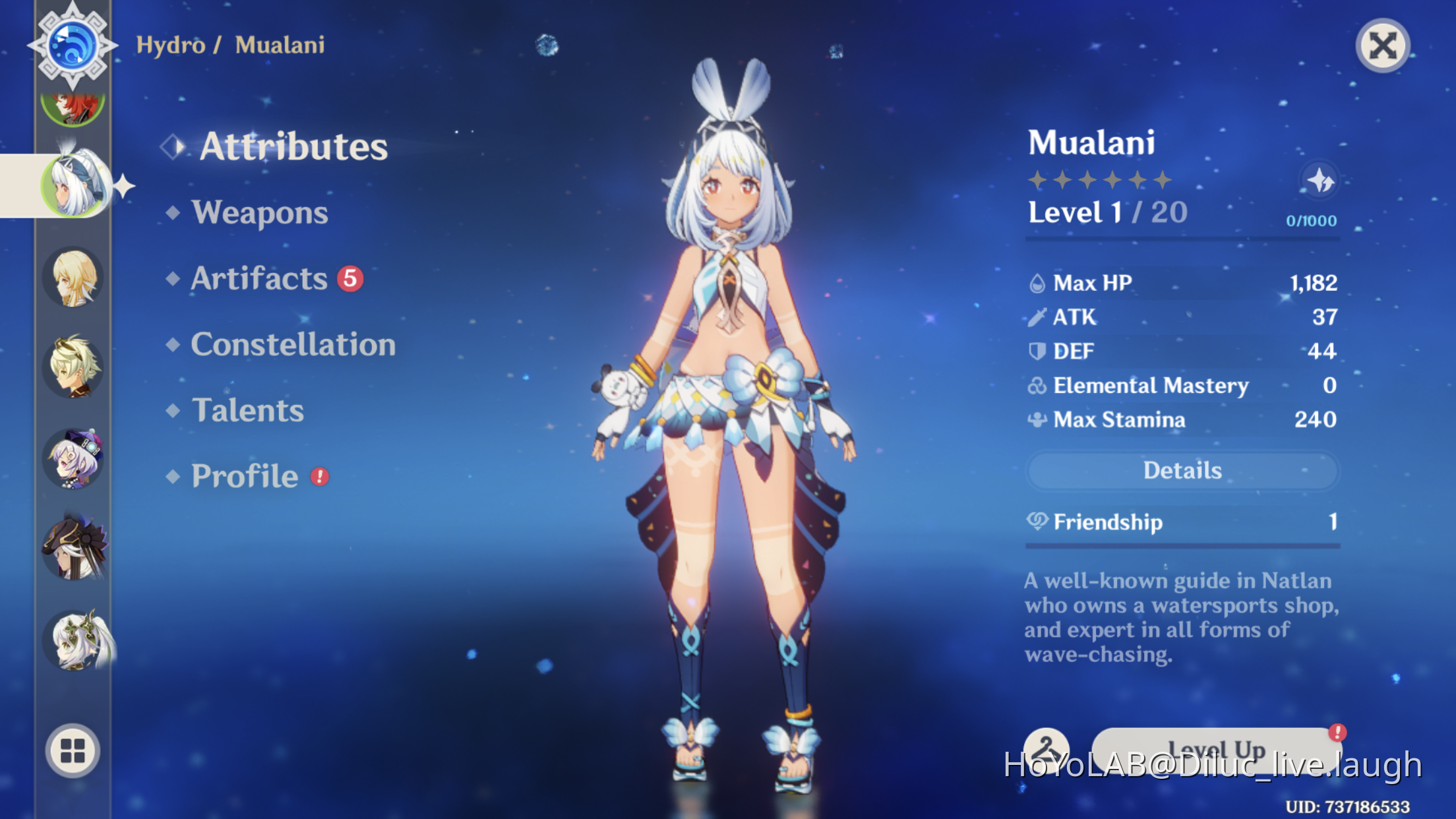 Mualanii, Cant believe I got her on my first ten pull lol, anyway what are yalls opinion on her ...