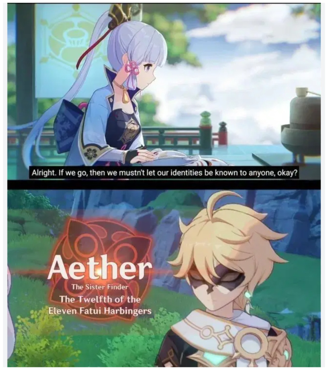 Aether would be OP if he was a fatui Genshin Impact | HoYoLAB