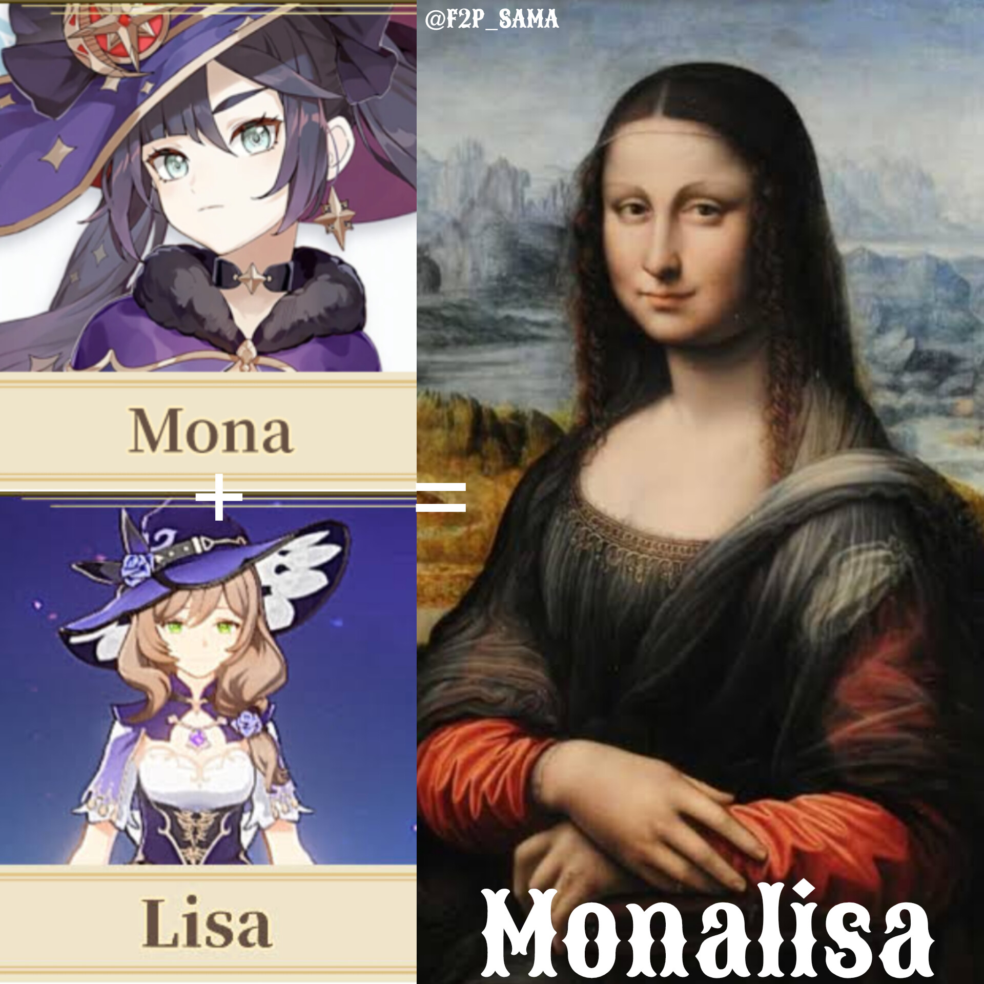 MONA + LISA = MONALISA LMAO ! Genshin Impact | HoYoLAB