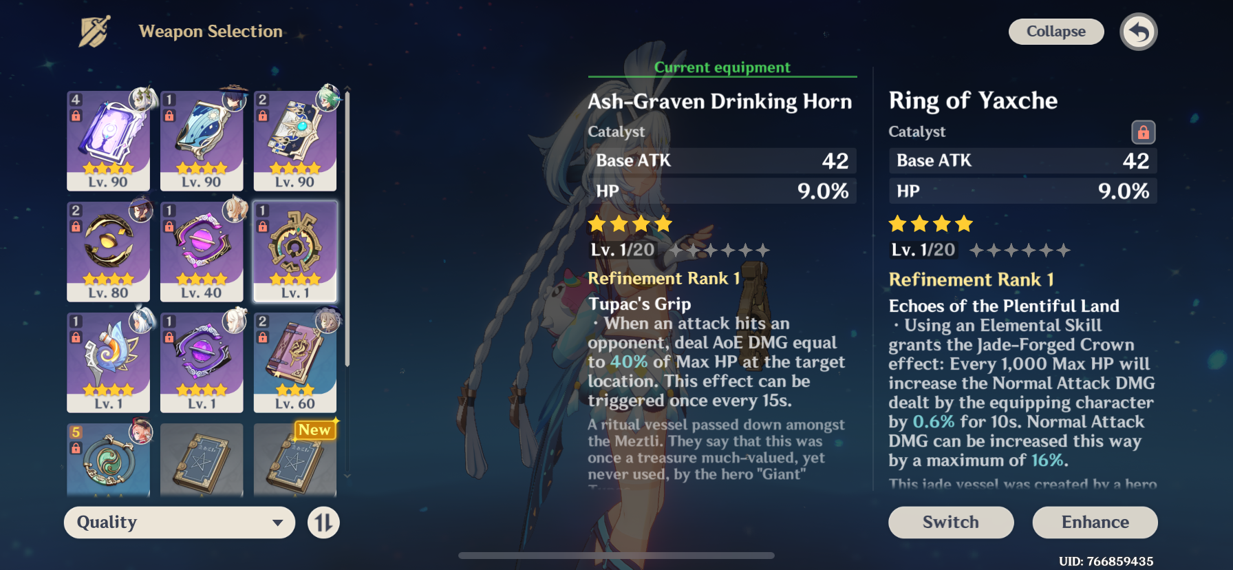 Does anyone know which weapon is better for mulani? Genshin Impact ...