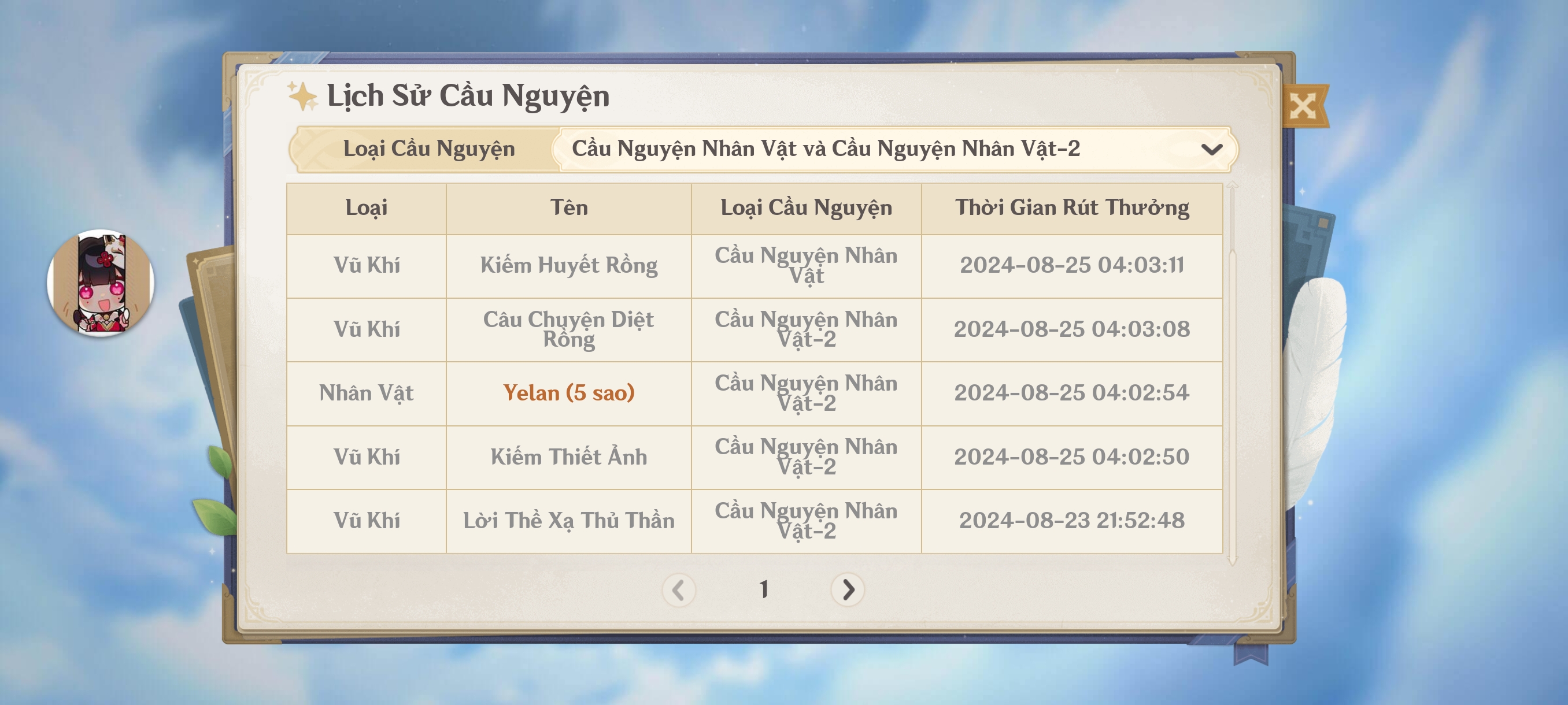 Ý là mới 2 roll Genshin Impact | HoYoLAB