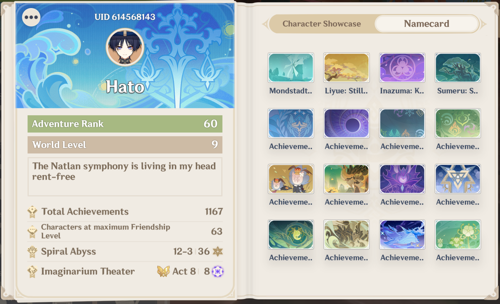 My completionist self greatly appreciates this new profile layout. :D ...