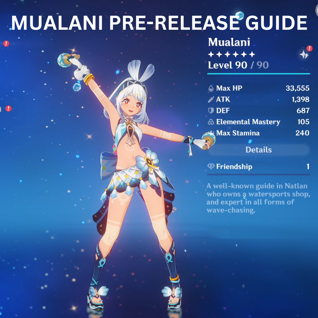 Mualani Pre-Release Guide Genshin Impact | HoYoLAB