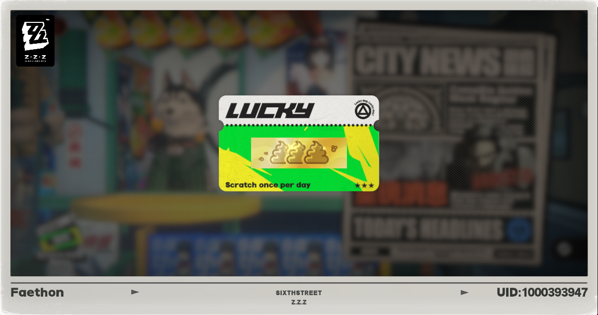 Really lucky Howl card Zenless Zone Zero | HoYoLAB