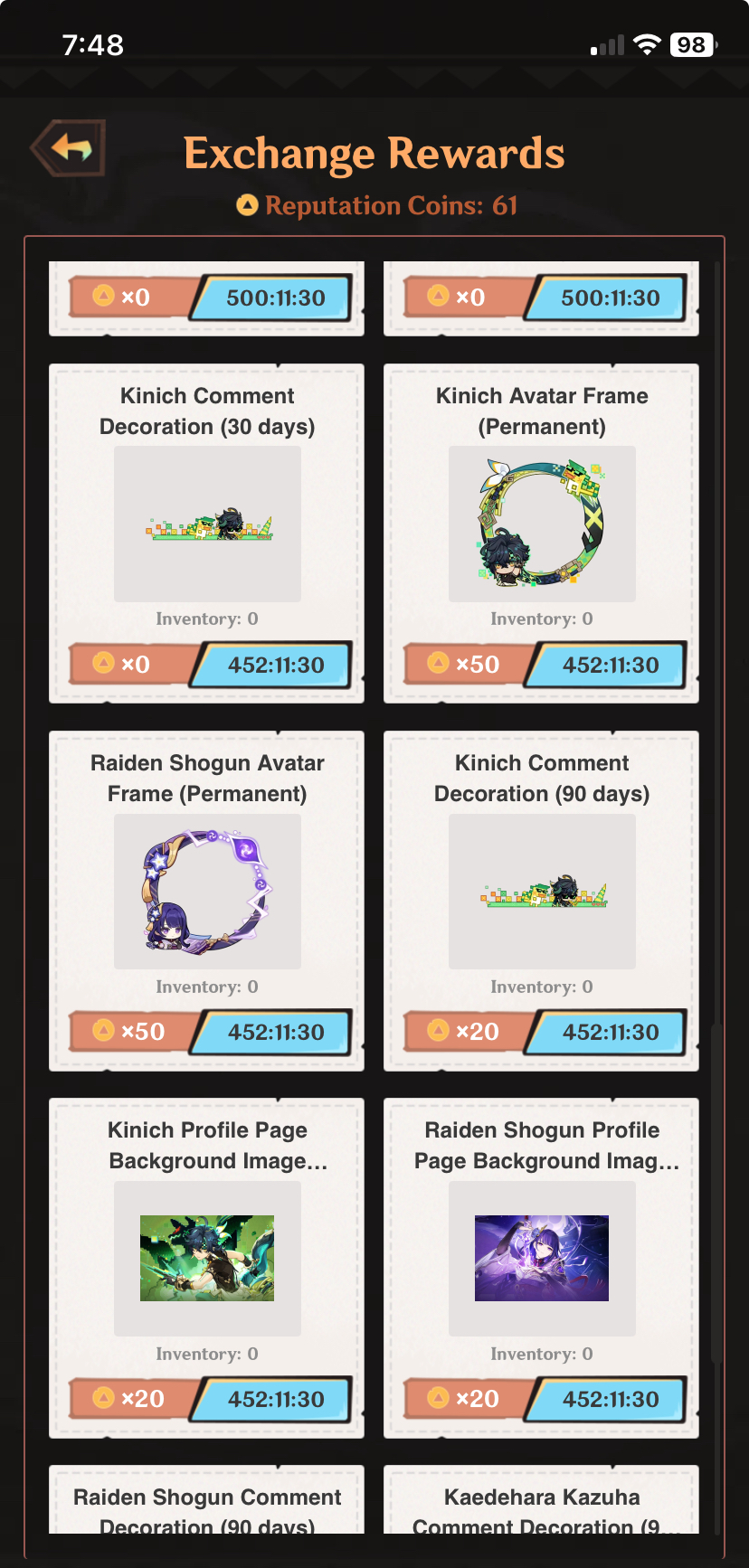 Why’d everyone already steal all the kinich stuff in the web event 😭 ...