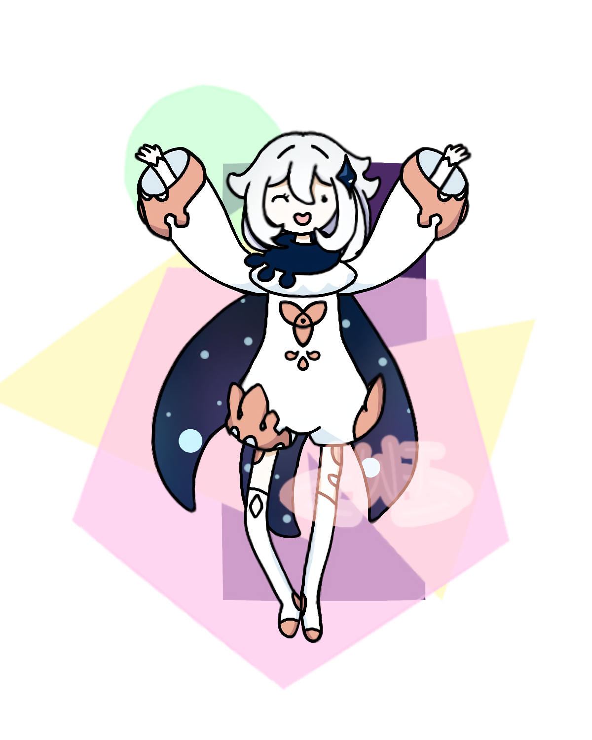 Paimon art study day 4 Genshin Impact | HoYoLAB