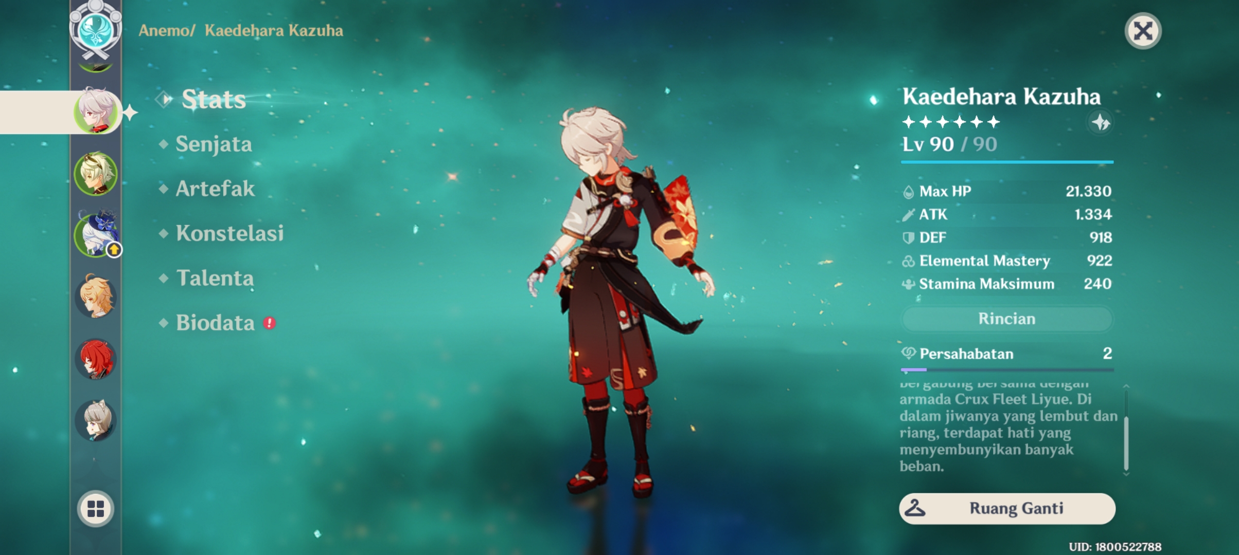 My kazuha build :) Genshin Impact | HoYoLAB