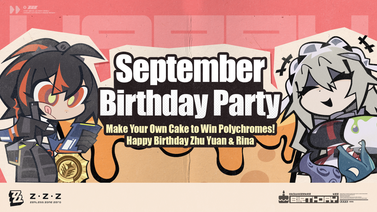 September Birthday Party | Design Your Own Cake to Win Polychromes ...