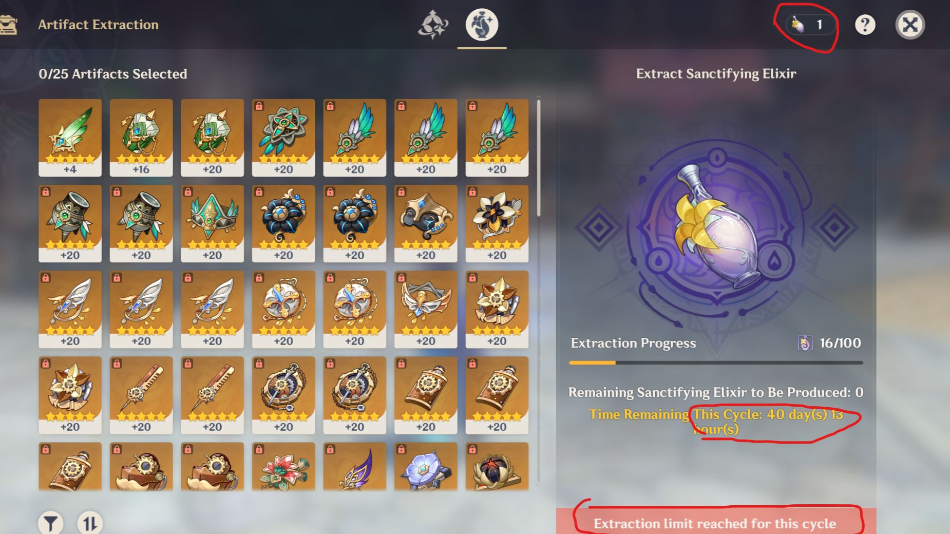 Sanctifying Elixir cycle is too much Genshin Impact | HoYoLAB