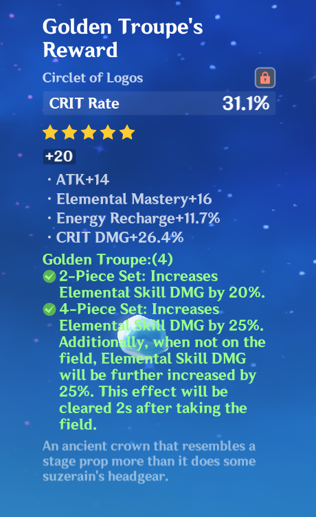 Future CRIT Rate circlet for Furina when I get Splendor of Tranquil ...
