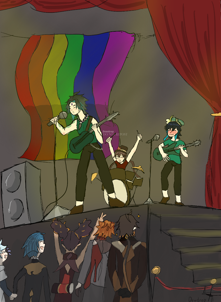 Xiao concert art :3 Genshin Impact | HoYoLAB
