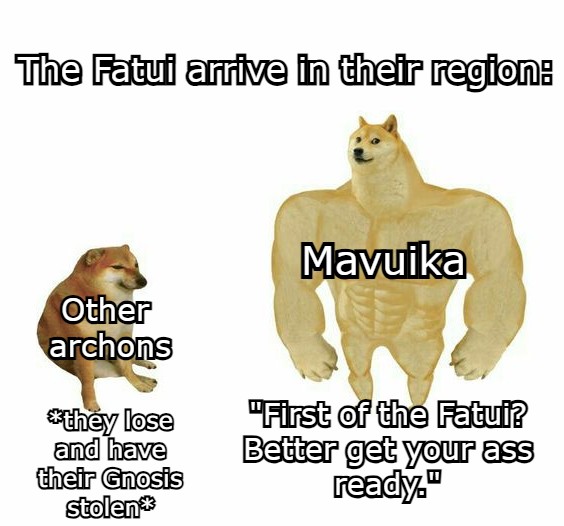 How i see Mavuika. / Como veo a Mavuika. Genshin Impact | HoYoLAB