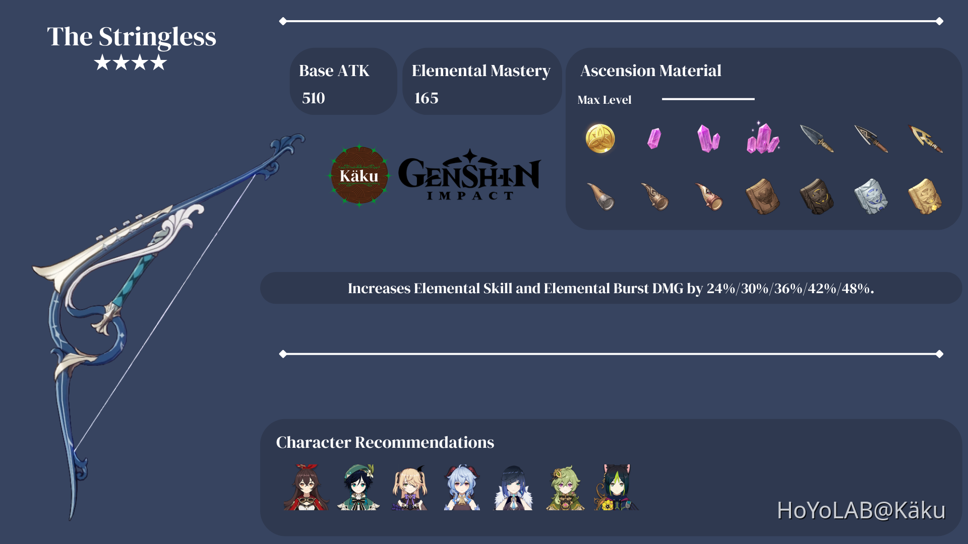 The Stringless - Weapon Guide Genshin Impact | HoYoLAB