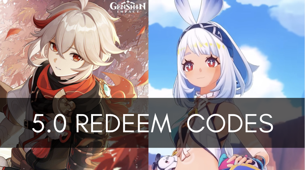VERSION 5.0 FIRST PHASE REDEEM CODES PT.1 Genshin Impact | HoYoLAB