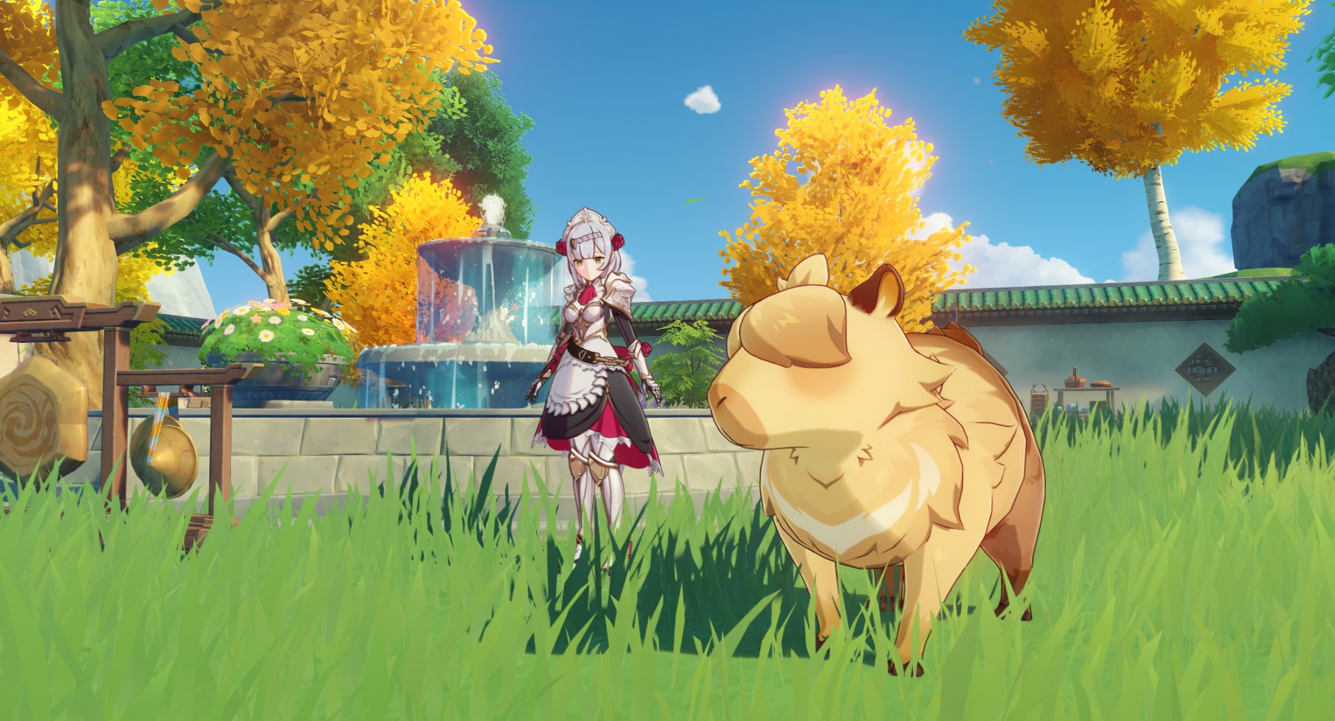 You can have capybaras in the housing 👀🔥 Genshin Impact | HoYoLAB