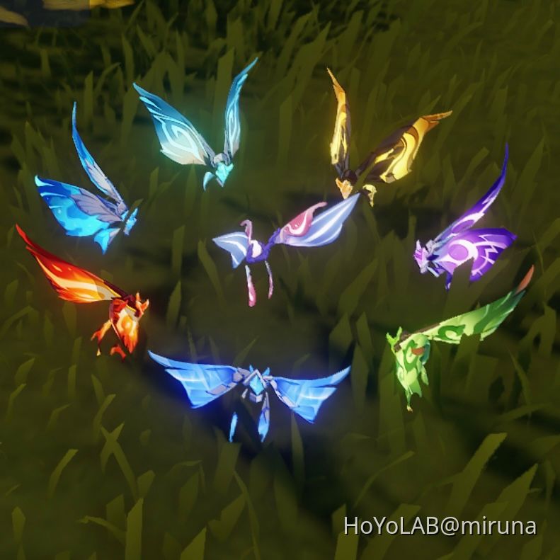 We now have Crystalflies of each element! Genshin Impact | HoYoLAB