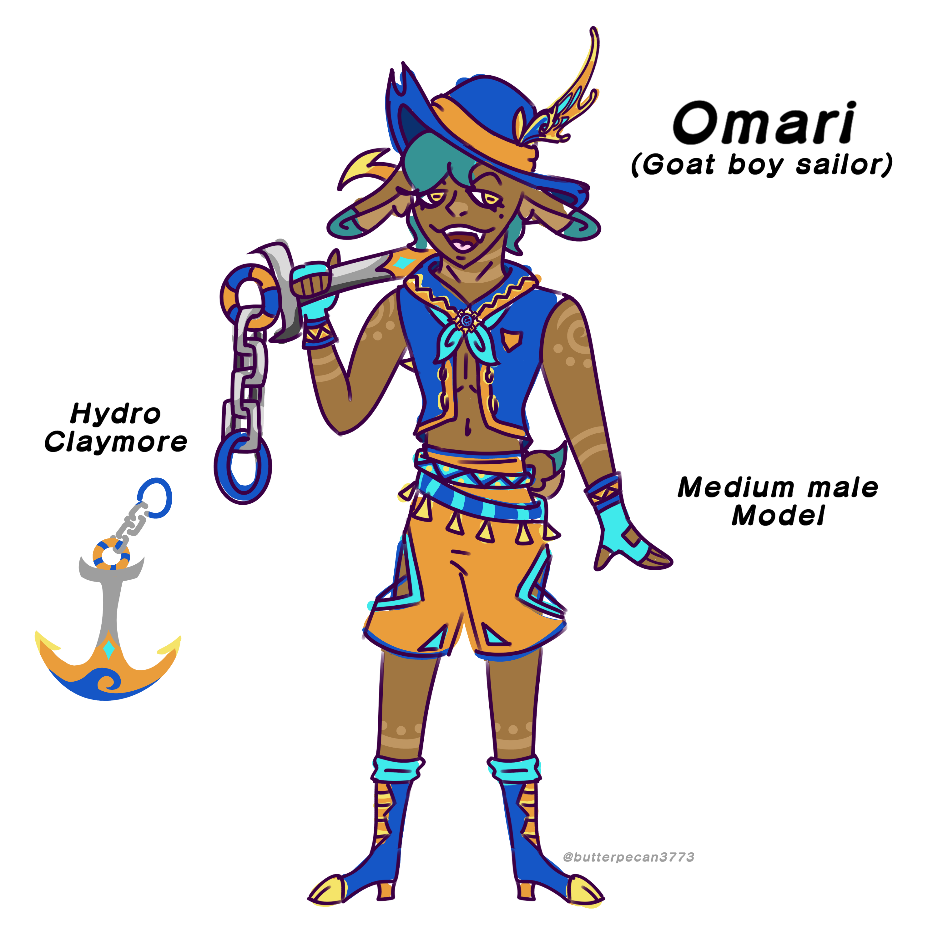 Natlan OC sketch Genshin Impact | HoYoLAB