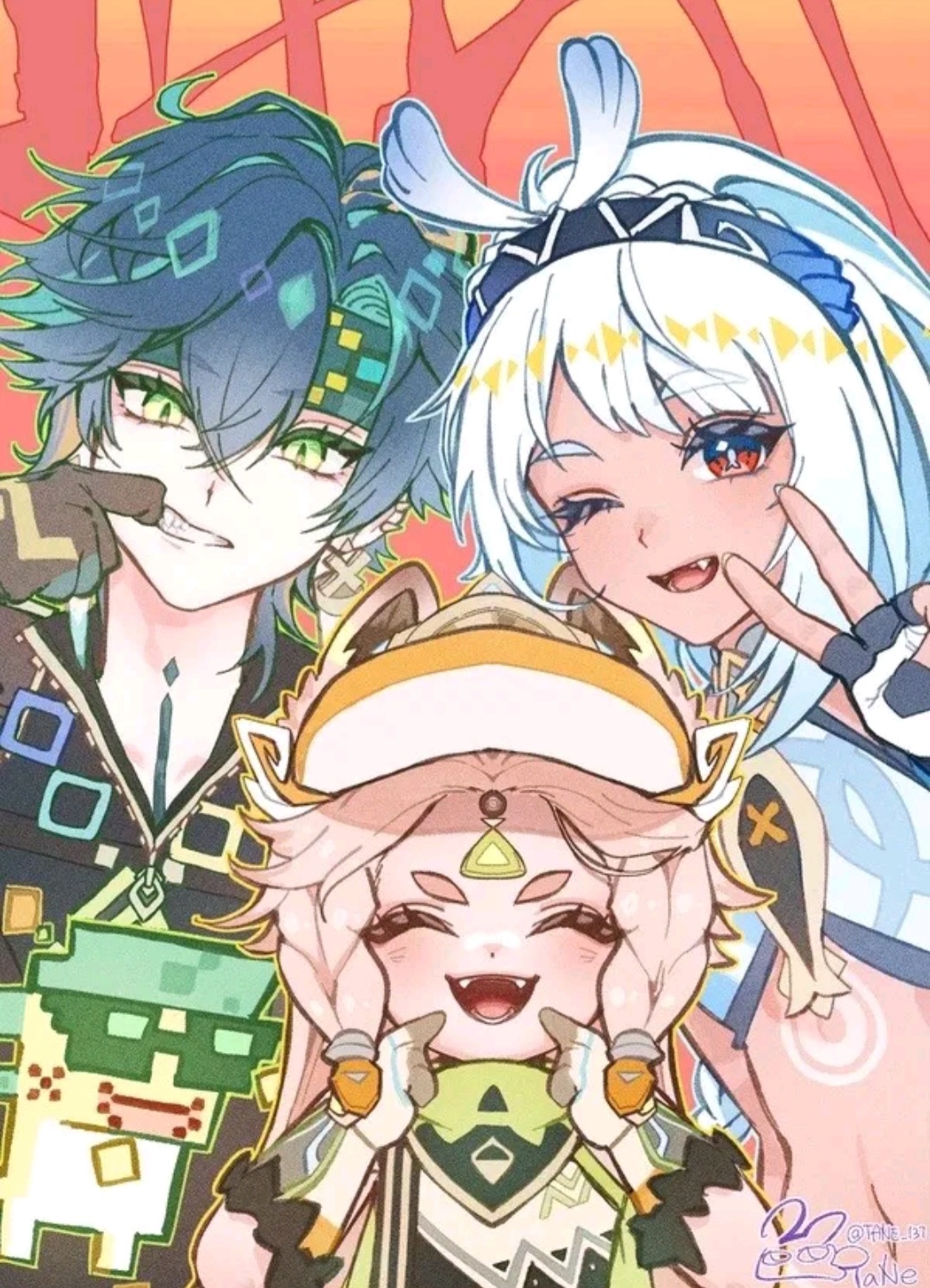 The natlan trio!!! Genshin Impact | HoYoLAB