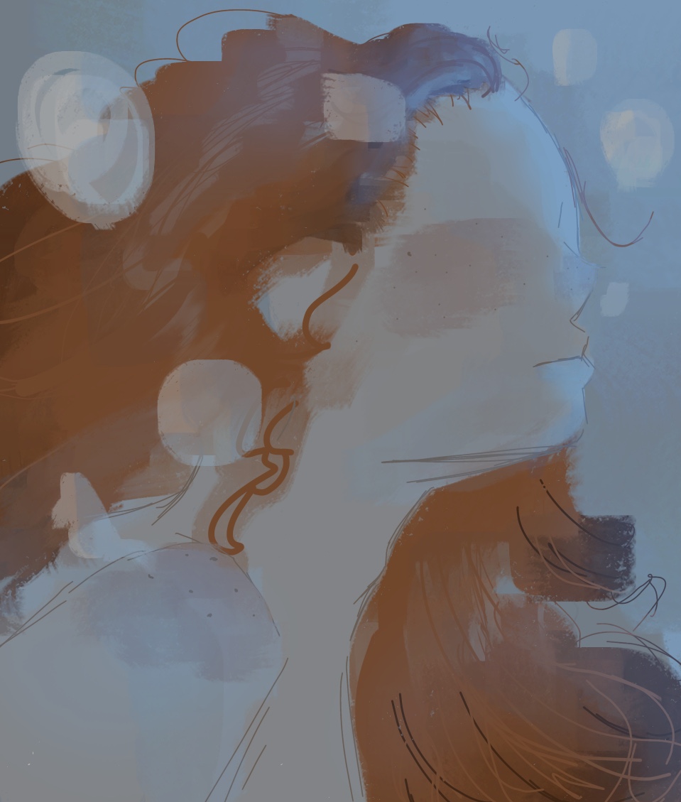 So uhh i was bored so i drew a semi realistic human😅 | HoYoLAB