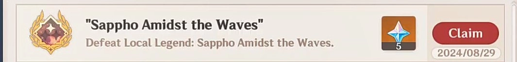 Local Legend "Sappho Amidst the Waves" Genshin Impact | HoYoLAB