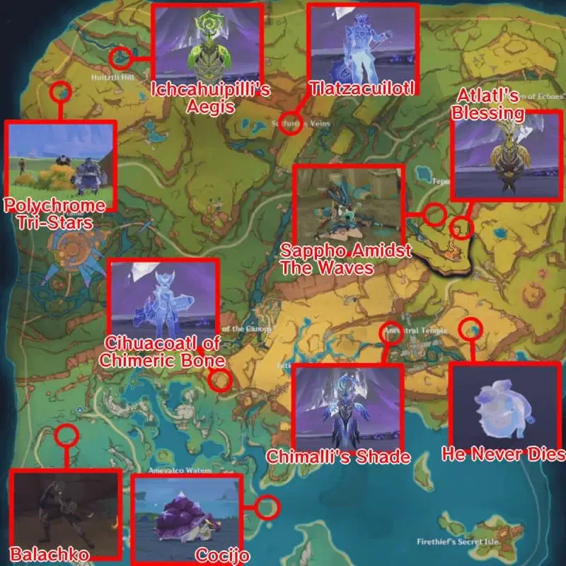 Localización de las leyendas de Natlan!! Genshin Impact | HoYoLAB