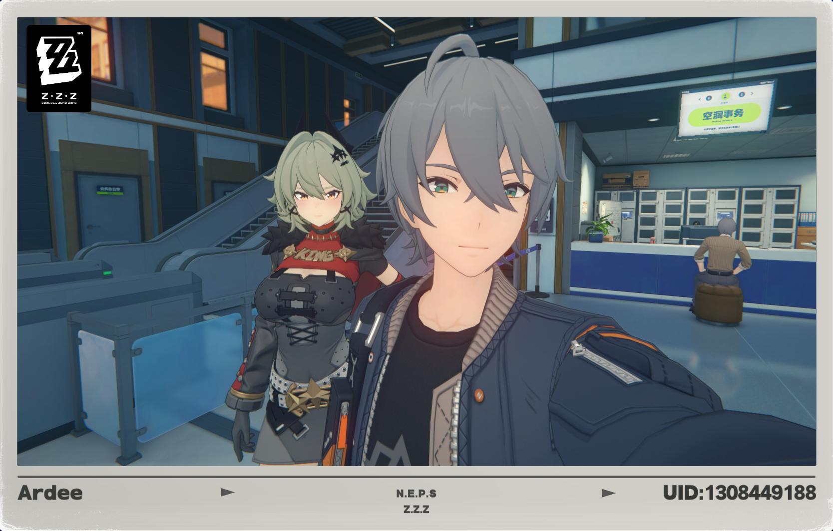 Me and Caesar King in NEPS Office Zenless Zone Zero | HoYoLAB