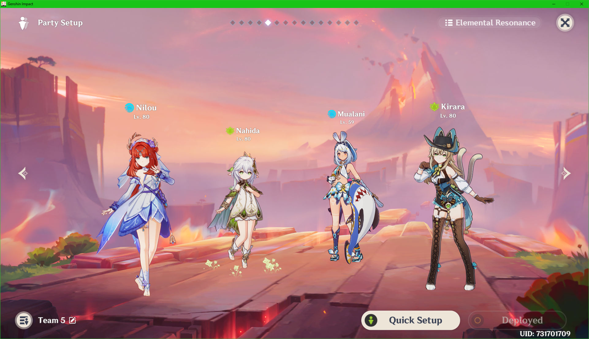 My Natlan Nilou Bloom Team Genshin Impact | HoYoLAB