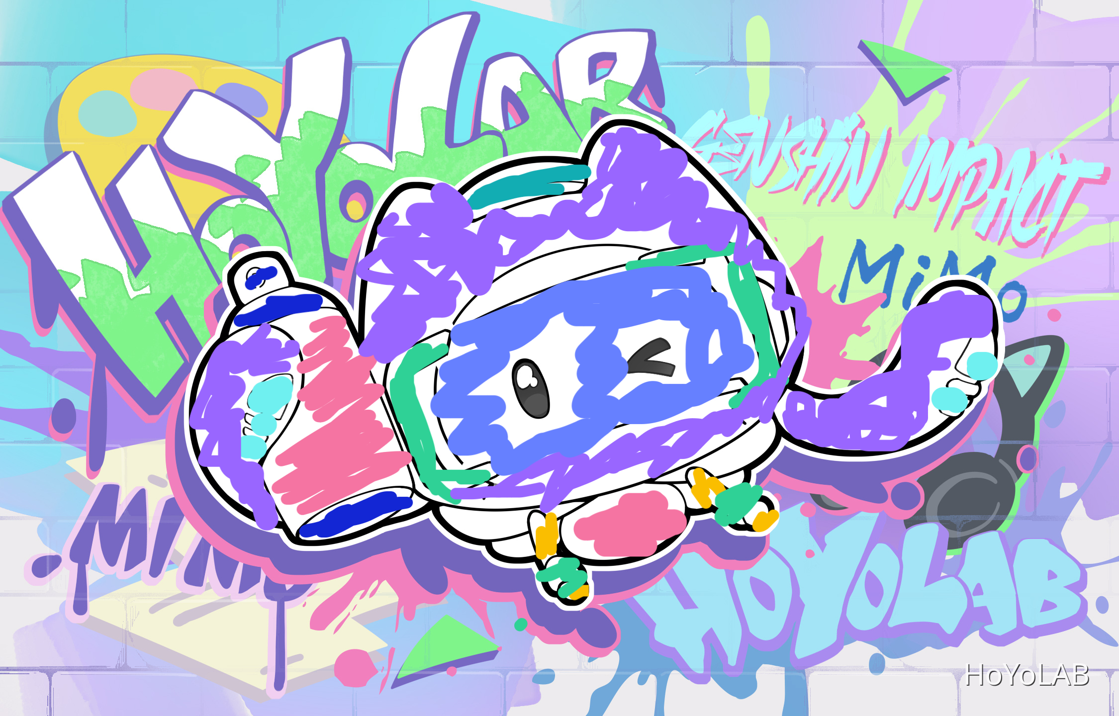 Spray Paint Mimo Genshin Impact | HoYoLAB