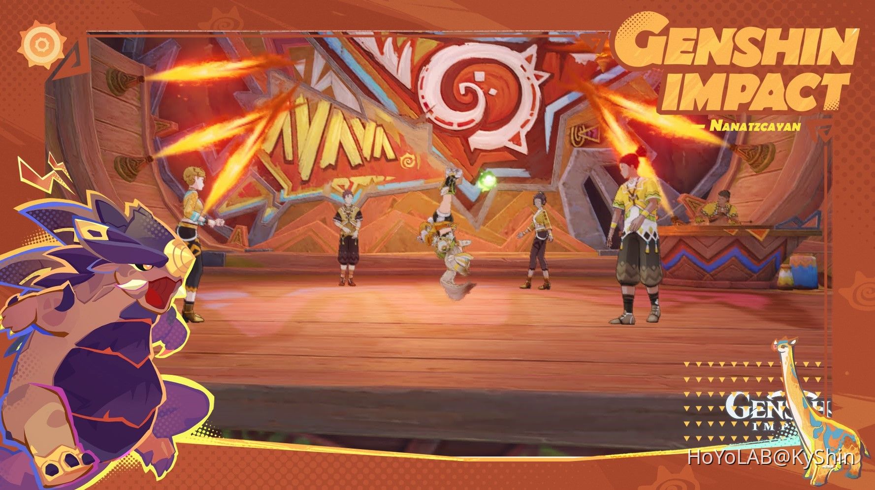Children of Echoes dance battle! Beat them Kachina! Genshin Impact ...