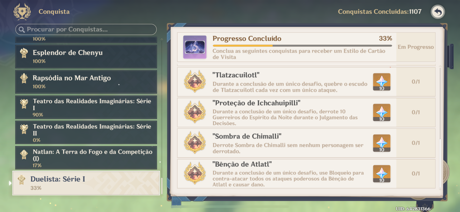 ME DIZ COMO FAZER ESSAS CONQUISTAS CARA? É IMPOSSIVEL AAAAAA Genshin ...