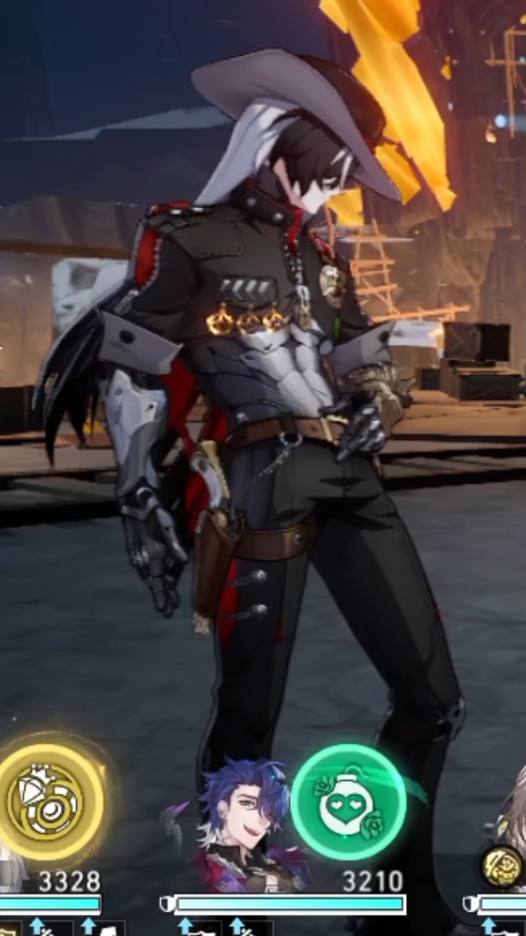 wait I just realized his gun is at his thigh strap instead of his waist ...