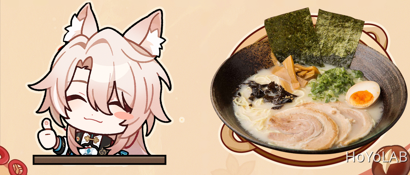 Jiaoqiu hotpot offering - tonkotsu ramen Honkai: Star Rail | HoYoLAB