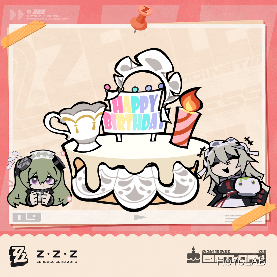 Rina Birthday Cake! Zenless Zone Zero | HoYoLAB