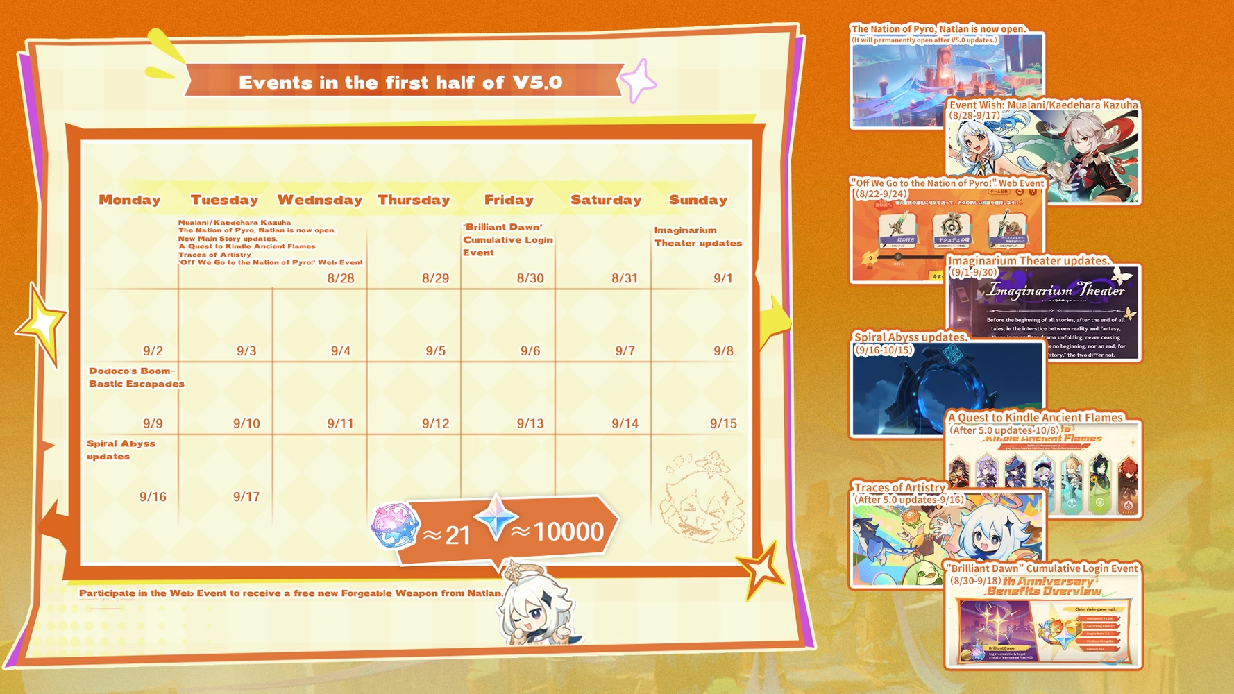 Event Calendar Genshin Impact | HoYoLAB