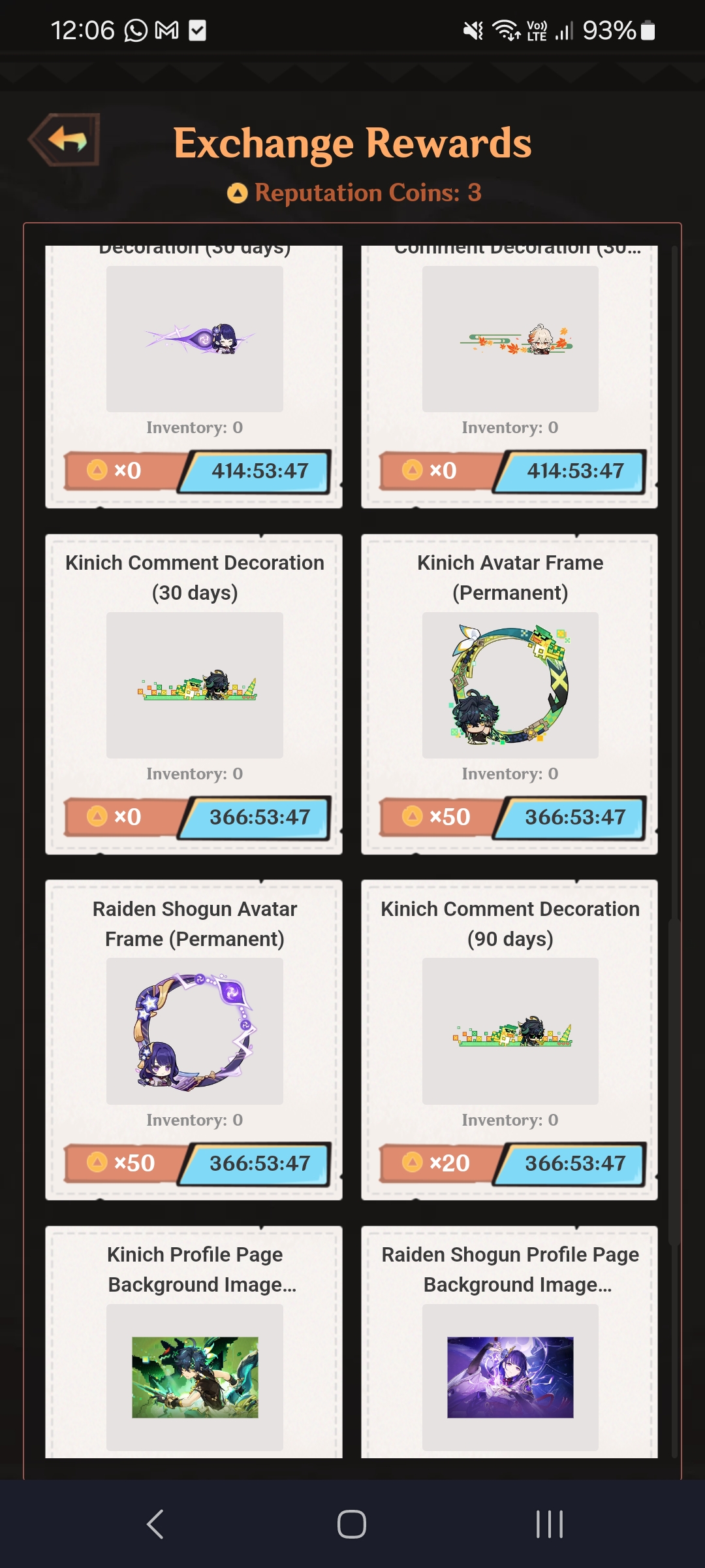 Saving for Kinich's avatar frame deco and comment deco 💕 Genshin Impact ...