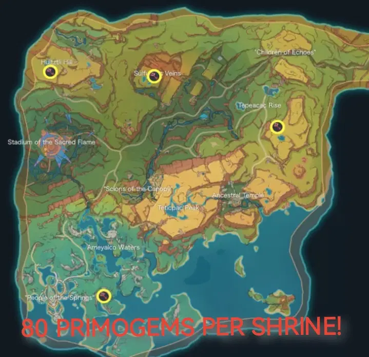 Location Guide: All Shrine of Depths in Natlan! Genshin Impact | HoYoLAB