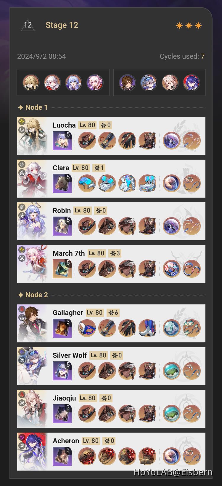 [MoC v2.4] Clara, March 8th Duo & Acheron | NO Limited 5-star Eidolons ...