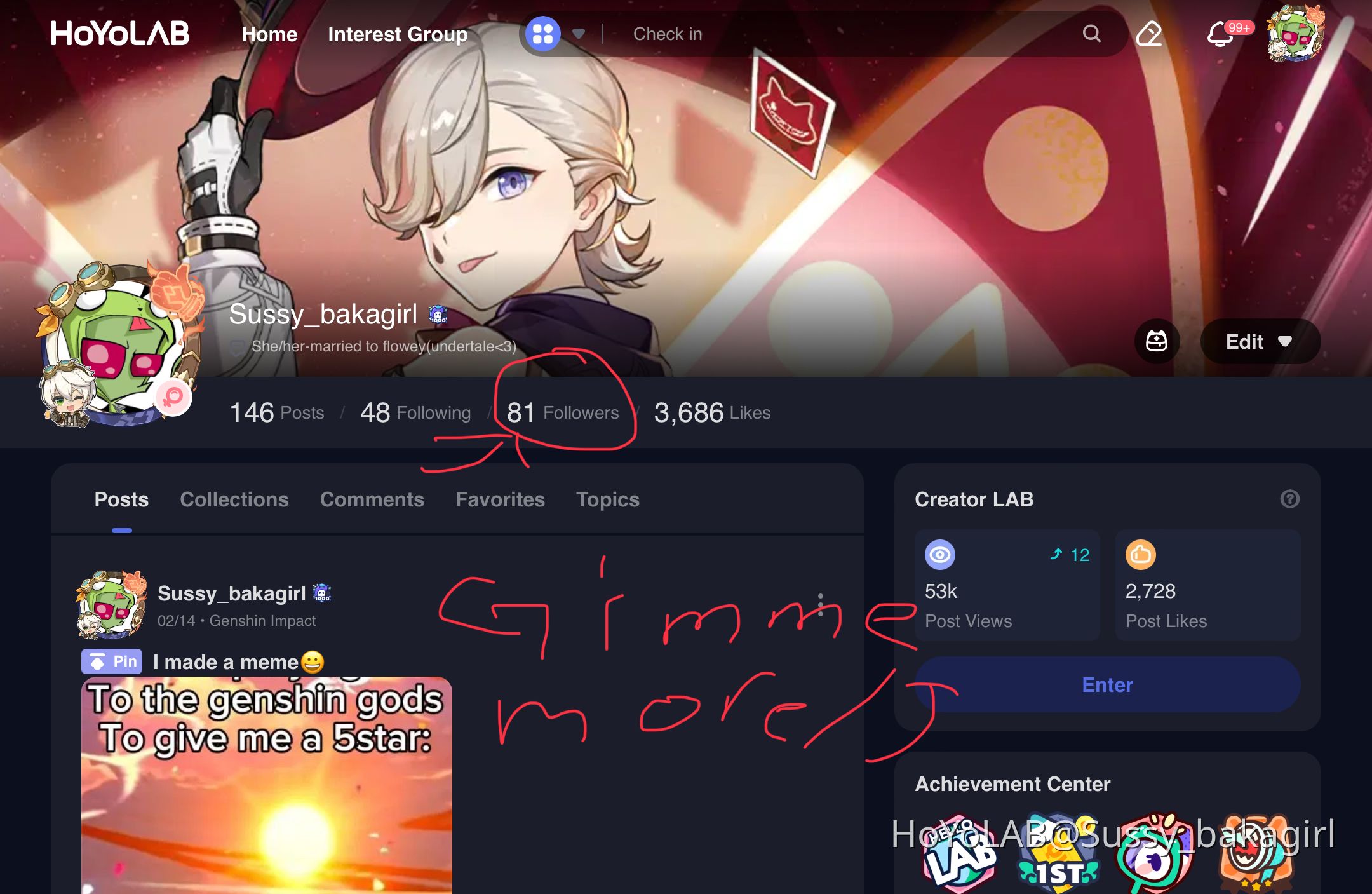 WOAH ALMOST 90 FOLLOWS??😨 | HoYoLAB