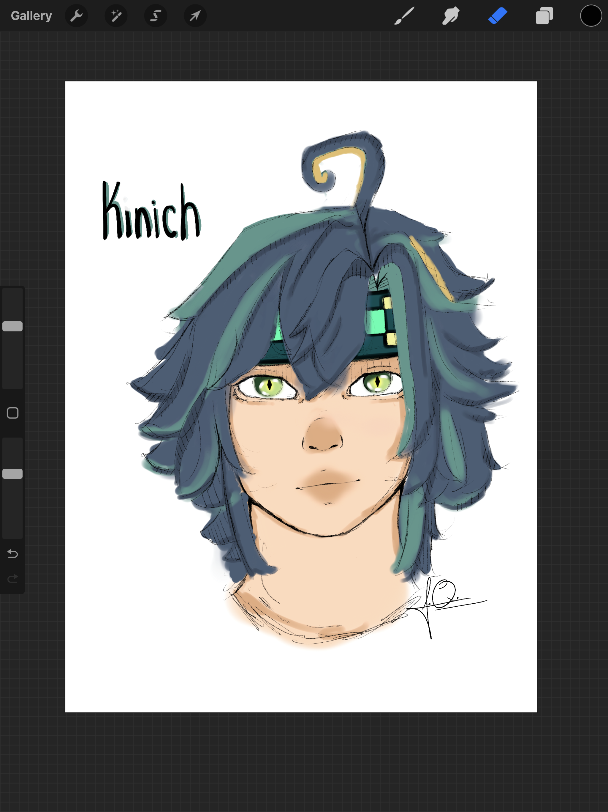 Kinich in my art style Genshin Impact | HoYoLAB