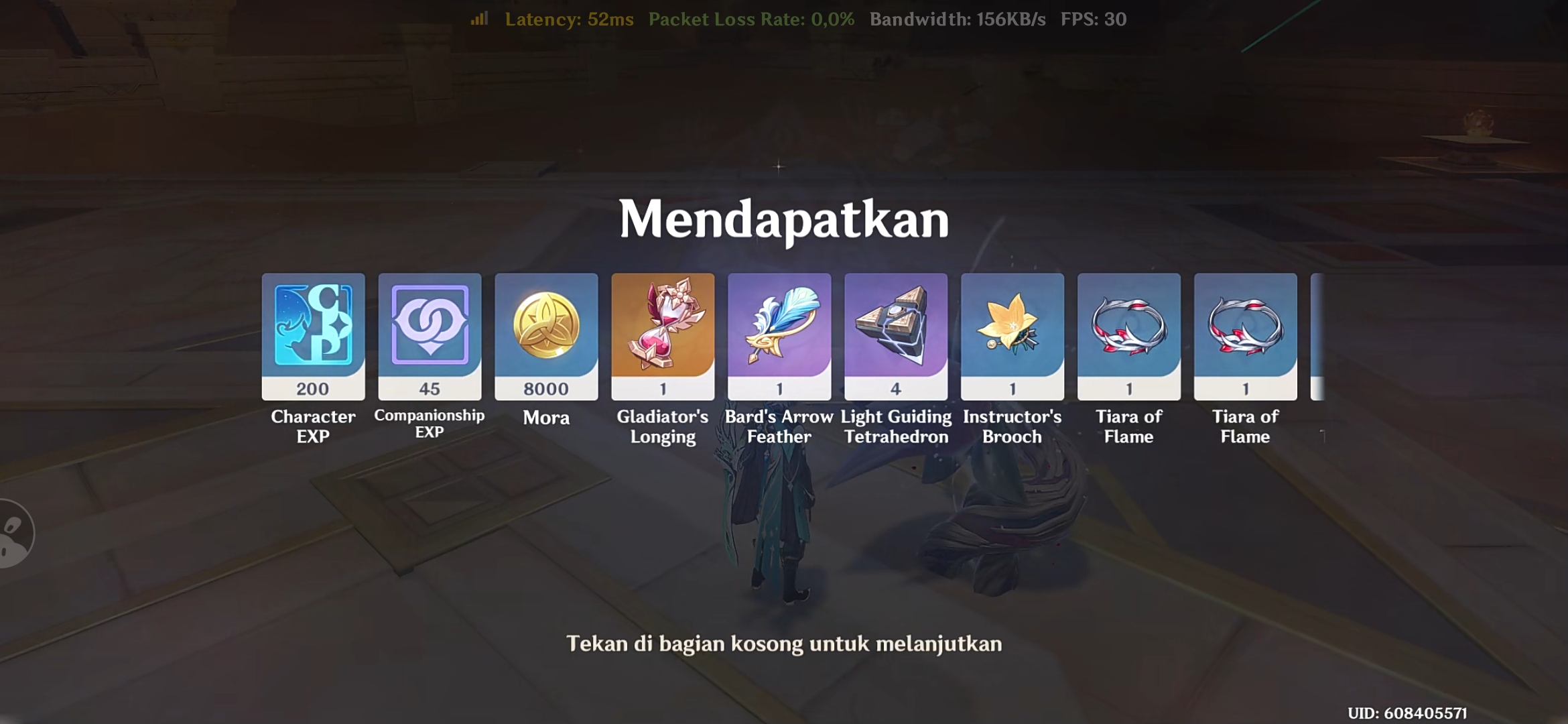 I just got 4 boss materials from WL 9 Genshin Impact | HoYoLAB