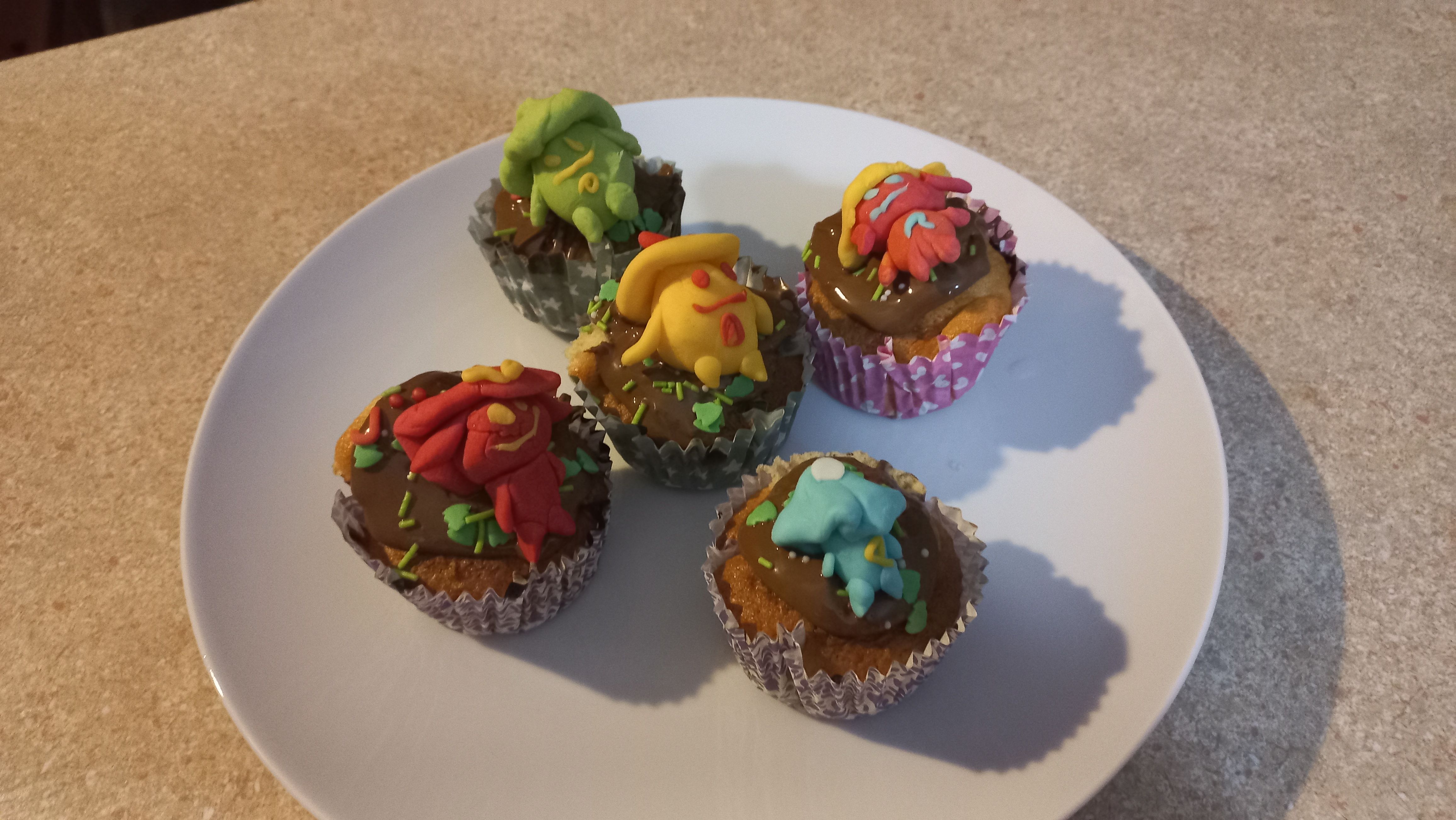 cursed aranara cupcakes I baked Genshin Impact | HoYoLAB
