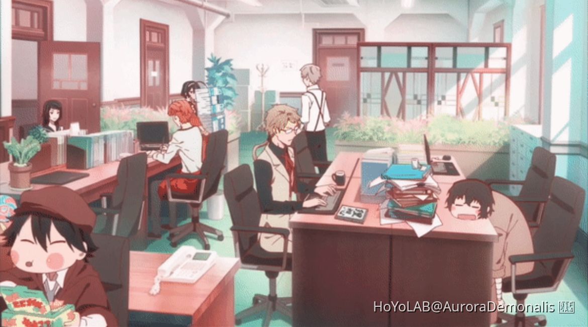 Drawing my BSD OC into scenes from the show!!! (I need more so please ...