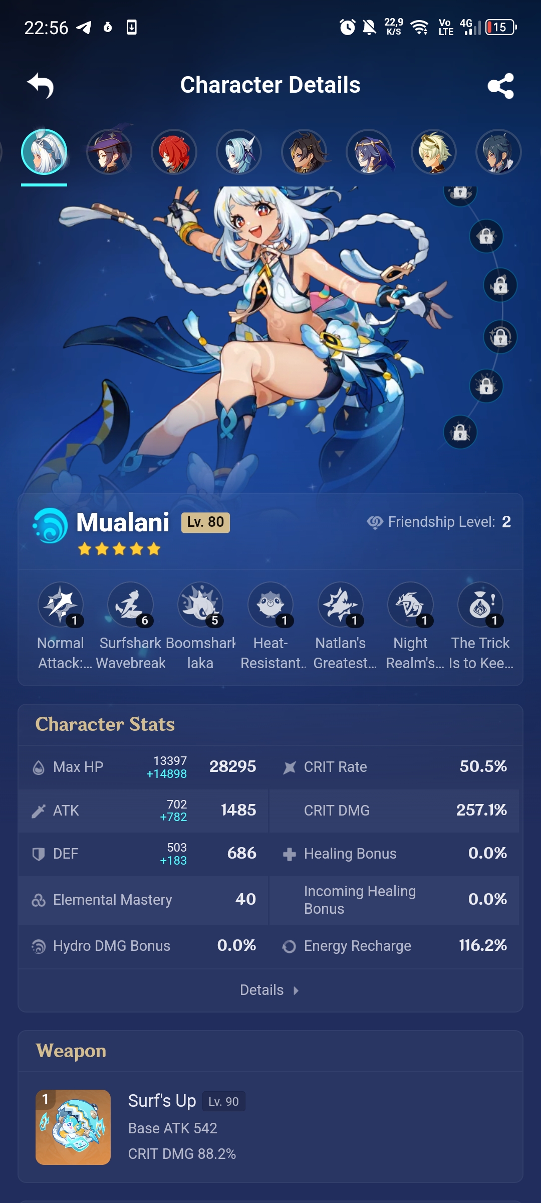 My Mualani's build Genshin Impact | HoYoLAB
